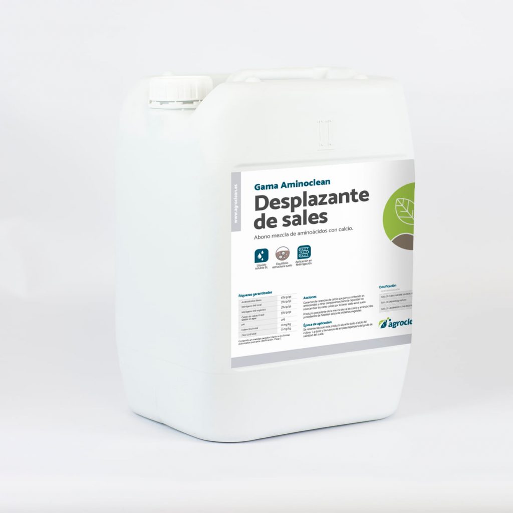 Desplazante de sales - Acondicionador del suelo Agroclean